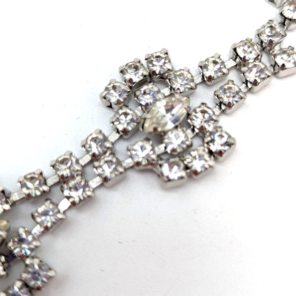 Kramer of NY | Jewelry | Signed Kramer Of Ny Vintage Silver Tone Clear ...